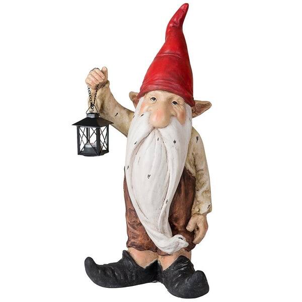 Design Toscano Wheezer Santa's Keeper Of Light Christmas Elf Statue ...