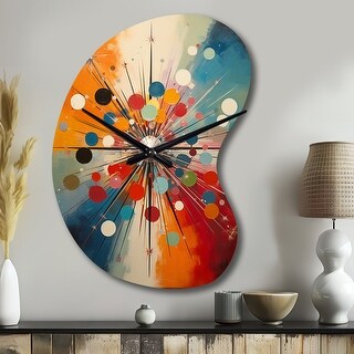 Colorful Mid Century Optical Serenade IV - Abstract Midcentury Wall ...