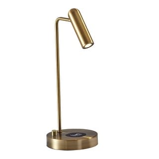 Ultra Sleek Brass Metal LED Desk Lamp - Bed Bath & Beyond - 39580566