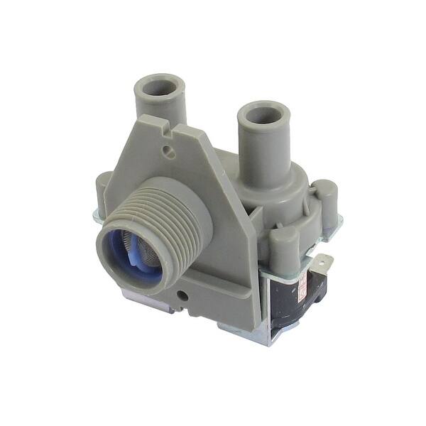 Washer Machine Component Gray Double Tubes Solenoid Water Inlet Valve ...