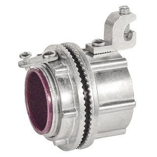 2 Pcs, 1-1/4 in. Die-Cast Zinc Myers Hub, with Grounding Lug - Bed Bath ...