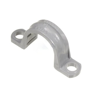 1.25 in. 2 Hole Conduit Strap Clamp Curved Grey American Imaginations ...