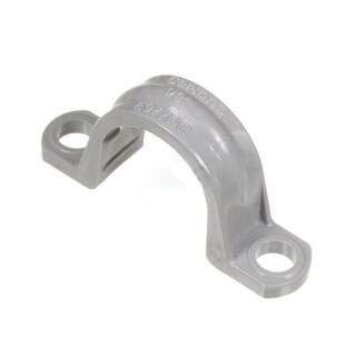2 in. 2 Hole Conduit Strap Clamp Curved Grey American Imaginations ...