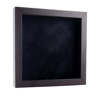 12x12 Shadow Box Frame Brown Walnut Wood | 3/4" Usable Display Depth ...