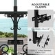 Deck Railing Umbrella Stand, Adjustable Clamp Bracket for Balcony Use ...