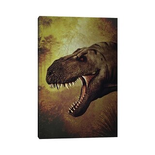 iCanvas "T-rex portrait." by Aram Papazyan Canvas Print - Bed Bath ...
