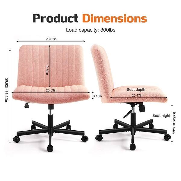 Criss Cross Chair Plus Size Criss Office Chair Sit Cross-legged Armless ...