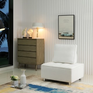Lazy Reading Chair White Ottomans Fireside Chair - Bed Bath & Beyond ...