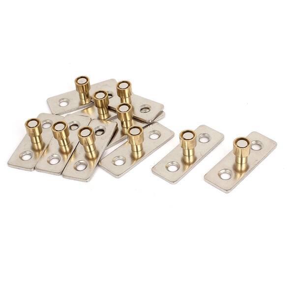 10pcs Metal 10mm Diameter Wooden Sliding Door Guide Locator Stopper ...