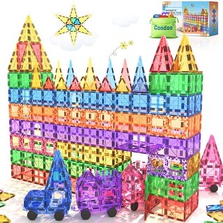Peppa Pig 100-Piece Magnetic Tiles Building Set With 2 Cars – STEM ...