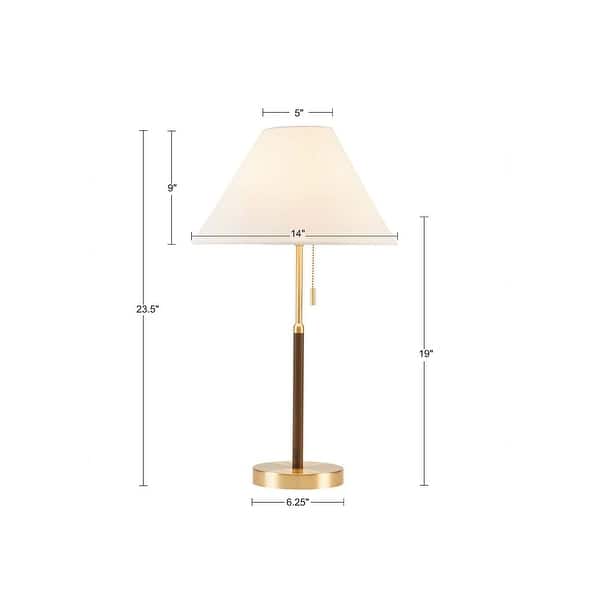INK+IVY Bromley Gold/Brown Two Tone Pull-chain Table Lamp - On Sale ...