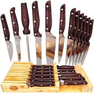 Professional Grade 12-Piece Knife Set, Ultra-Sharp Stainless Steel ...