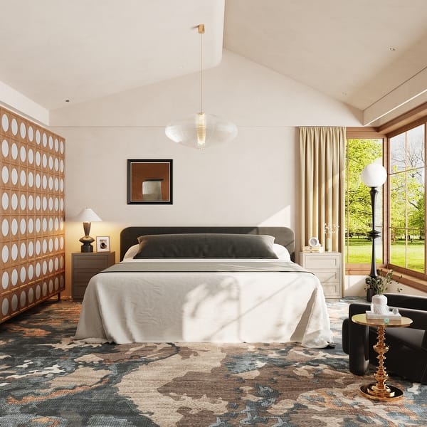 ceiling bedside table