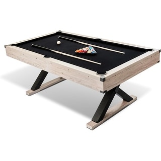 7 ft Pool Table, Pool Table 7ft Billiard Table with Accessories - Heavy ...
