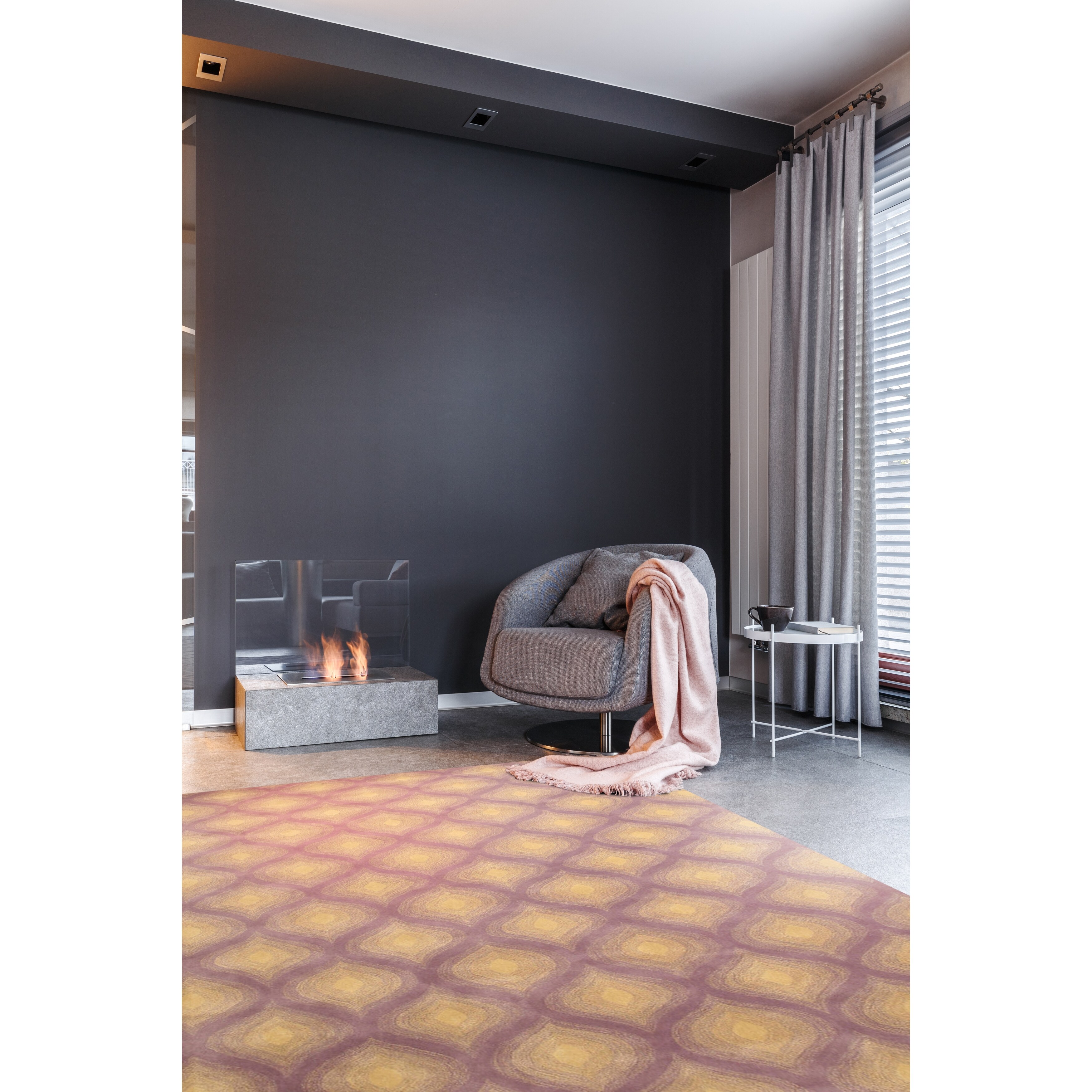 Hand-tufted Wool Purple Contemporary Paris Rug (5' x 8') - 5' x 8 ...