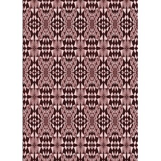 Ahgly Company Machine Washable Transitional Pink Daisy Pink Area Rugs ...
