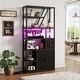 Freestanding Wine Rack, Wine Bottle Holders Stands, Coffee Bar Storage ...