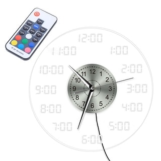 12" Modern LED Wall Clock with Remote - Bed Bath & Beyond - 39997590
