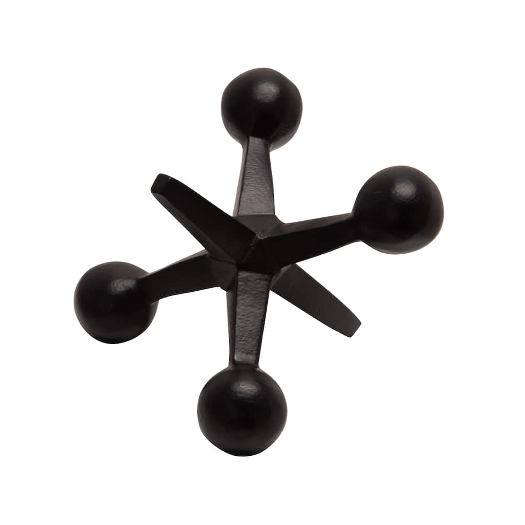 Creative Metal Jacks Sculpture for Room, Bedroom or Office Decor ...