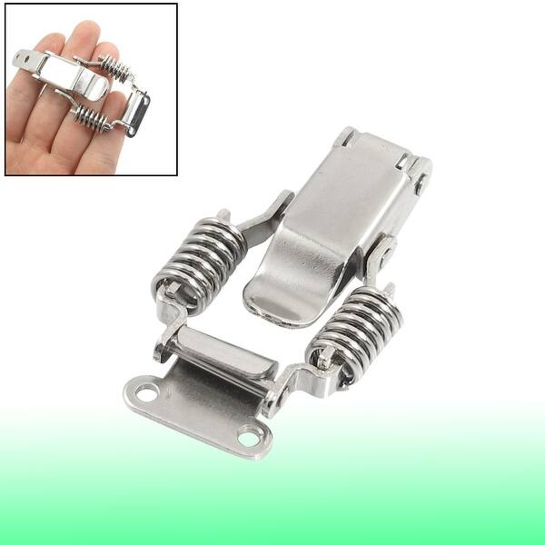 2.6" Compression Spring Loaded Straight Loop Catches Iron Toggle Latch ...