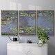 Water Lilies, 1905 01 - Multi Piece Framed Canvas - Bed Bath & Beyond ...