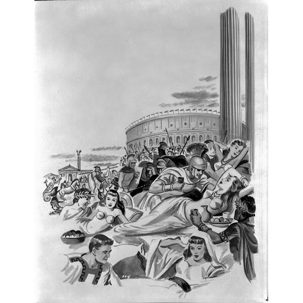 Concept art from Androcles And the Lion Photo Print - Bed Bath & Beyond ...