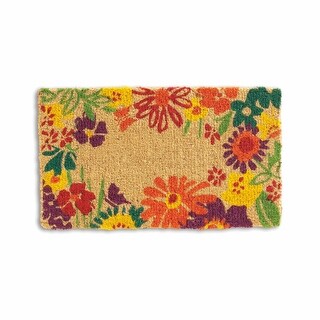 1'6"x2'6" Field Flowers Bright Floral Print Rectangle Indoor Outdoor ...