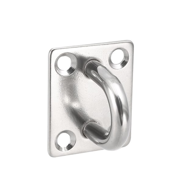 Stainless Steel Ceiling Hook Pad Eye Plate Hardware 50mmX40mmX35mm 3Pcs ...