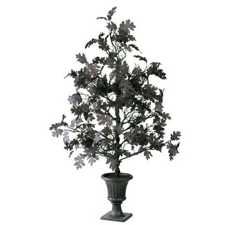 48" Potted Halloween Oak Tree - Overstock - 33974796