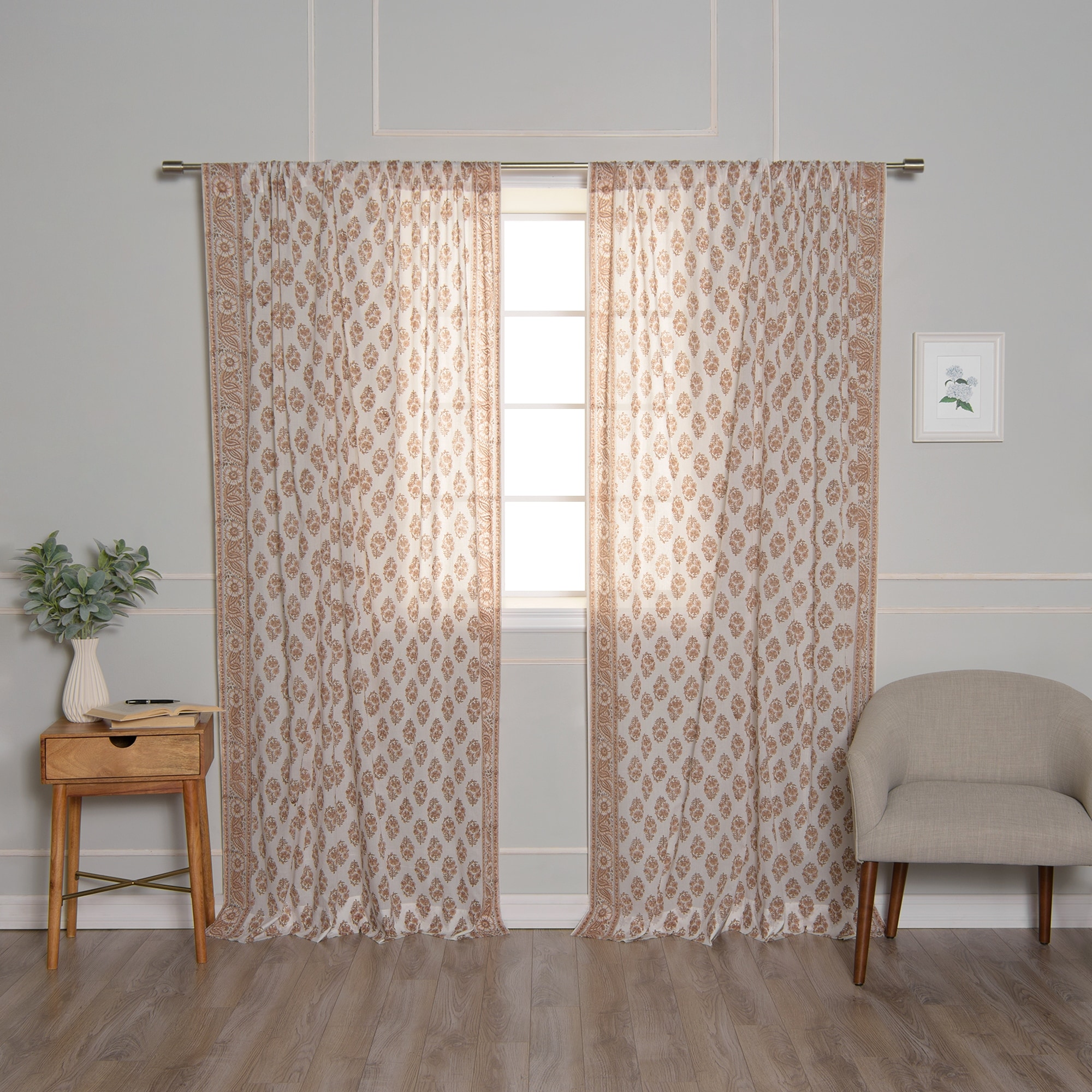 Medallion Curtains - Bed Bath & Beyond