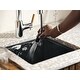 Moen S74001 Tenon 1.5 GPM Single Hole Pull Down Kitchen Faucet with ...