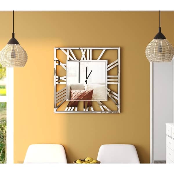 Large Wall Clocks Modern Mirrored Clock - Bed Bath & Beyond - 38458919