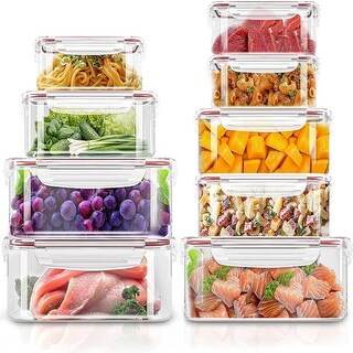 Food Storage Container Set - Pack of 18 (Red) - Bed Bath & Beyond ...