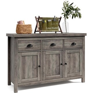Kitchen Cabinet, Sideboard, Farmhouse Design,Buffet Table with Storage ...