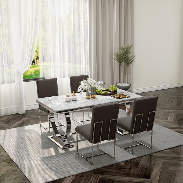 Gray table and chairs store