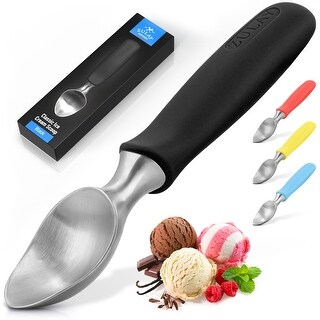 Stainless Steel Ice Cream Scoop with Rubber Grip - Bed Bath & Beyond ...