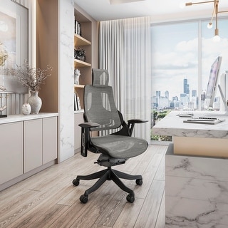 LUX Ergonomic Executive Chair,High quality and durable, Grey - Bed Bath ...