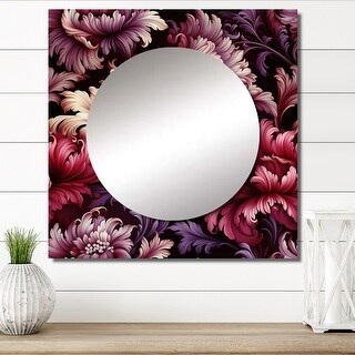 Designart "Regency Damask Grandeur Victorian Pattern IV" Modern Wall ...