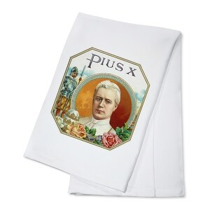 Pope Pius X Brand Cigar Box - Vintage Label (100% Cotton Towel ...