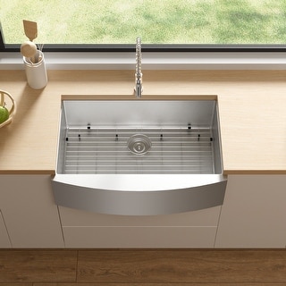 Stainless Steel Sinks 10 inch Deep Single Bowl Kitchen Sink - 33inch ...