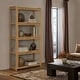 Glass Door Display Cabinet Bookshelf Storage Rack for Living Room - Bed ...