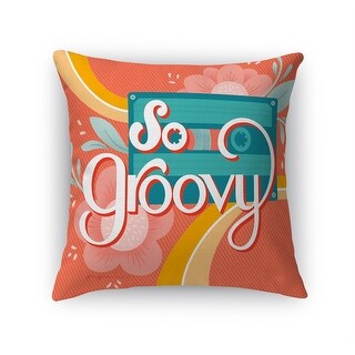 SO GROOVY Accent Pillow By Gia Graham - Bed Bath & Beyond - 34498655