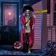 6.3ft Voice-Activated Standing Pirate with Red Light and Vibration ...