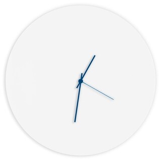 Whiteout Blue Circle Clock - Bed Bath & Beyond - 35489404