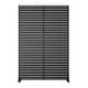 Louvered Shutters Privacy Screen Galvanized Freestanding Panel - Bed ...