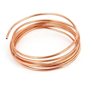 2M 6Ft Length Copper Tone Refrigerator Refrigeration Tubing Coil ...