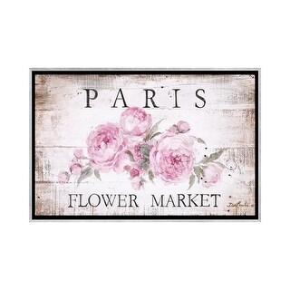 iCanvas "Paris Flower Market Sign" by Debi Coules Framed - Bed Bath ...