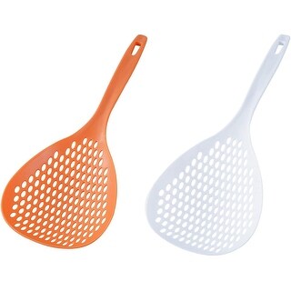 Scoop Colander Strainer - Kitchen Drain Spoon with Handle - Bed Bath ...