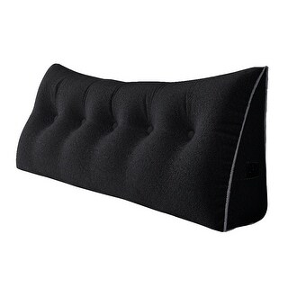 WOWMAX Bed Rest Wedge Bolster Daybed Dorm Bunk Bumper Reading Pillow ...