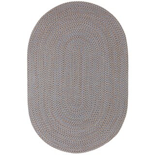 Braided Rug Indoor/Outdoor Washable 2' x 8' Oval Denim Blue - 2' x 6 ...